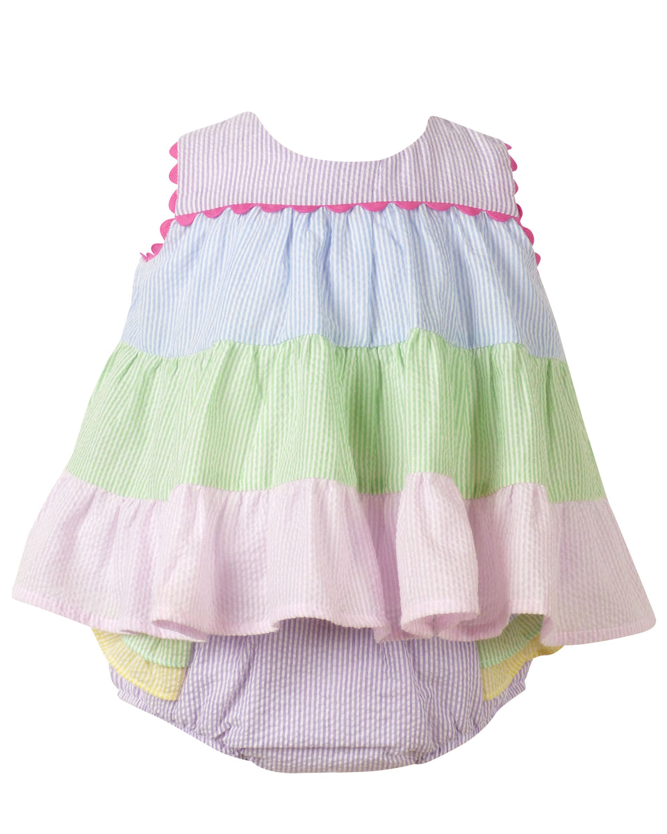 Remy Rainbow Dress and Diaper Cover Set – Cotton Tails & Co. Fine ...